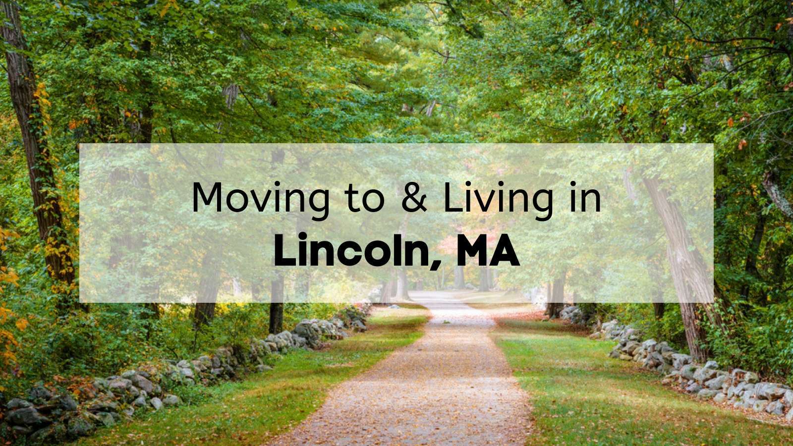 Living in Lincoln MA 🏡 | What to Know Before Moving to Lincoln